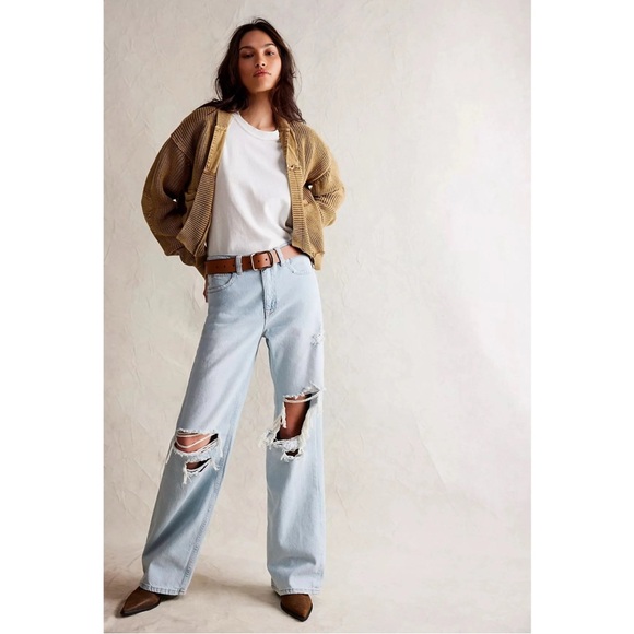 We The Free | Jeans | Free People Tinsley Baggy High Rise Straight Jean ...